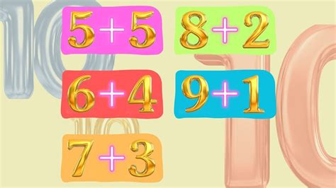 더하면 10 노래로 쉽게 배우는 10의 보수 Youtube