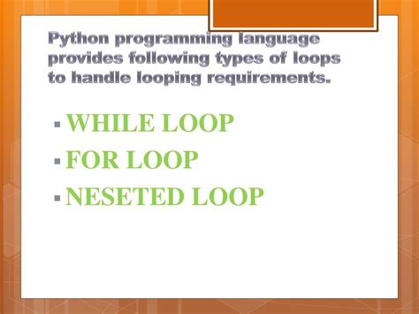 Loop Basics Ppt Download