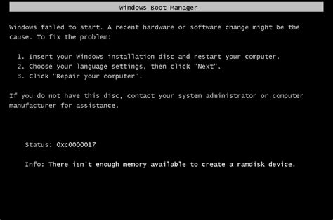 Ramdisk Error When Capturing An Image Windows 10 1909 Windows