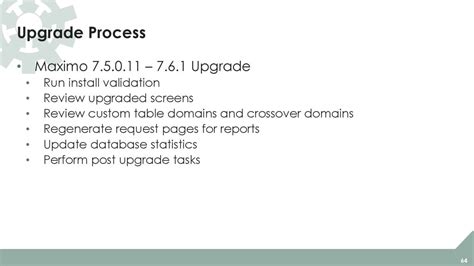 Maximo Upgrade And Maximo Installation Ppt Download