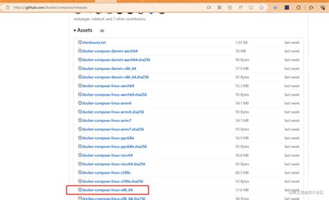 Docker Compose下载安装详细教程1 下载 方法1 进入linux 服务器直接下载源文件 方法2： 本地gi 掘金