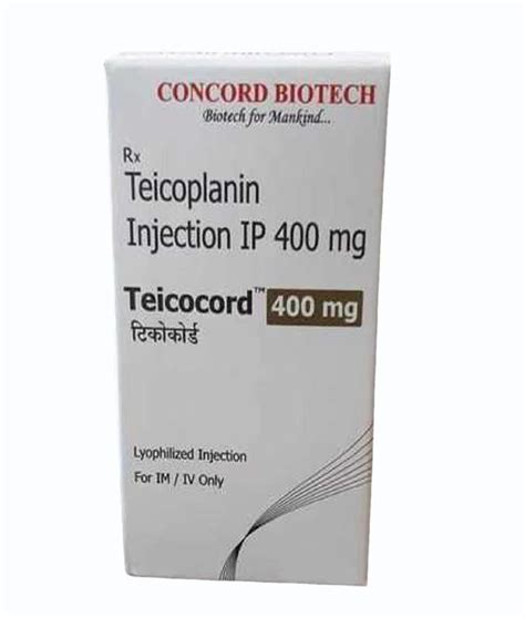 400mg Teicoplanin Injection At ₹ 1450 Piece Teicoplanin Injection In Pune Id 2852354178448