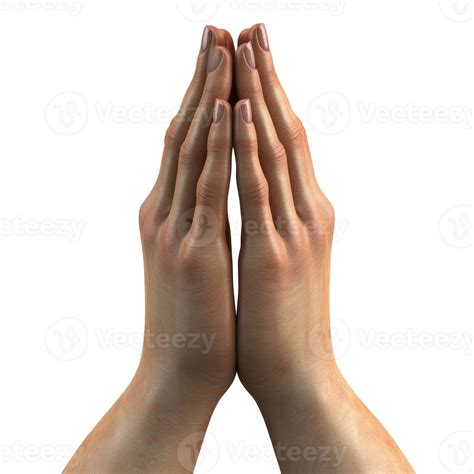 Two Hands Clasped In Prayer A Gesture Of Faith And Hope 55778488 Png