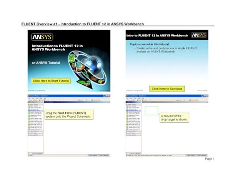 PDF FLUENT Overview Introduction To FLUENT In ANSYS Workbench DOC DOKUMEN TIPS