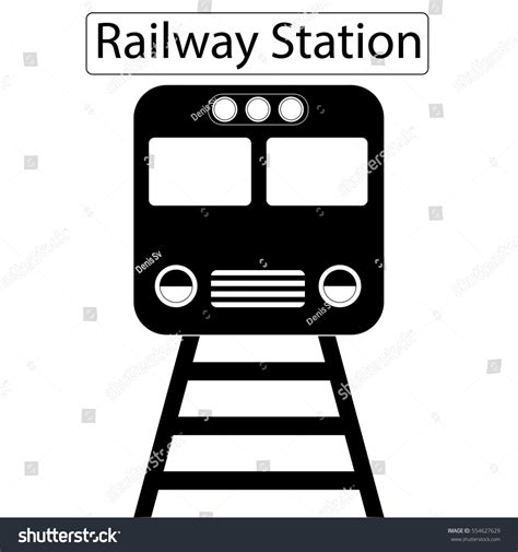 Train Icon Railway Station Symbol Metro Stock Vector Royalty Free 554627629 Shutterstock