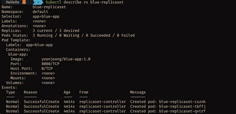 Kubernetes Replicaset 배포 실습 Yoonjaes Archive