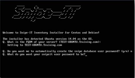 Install Snipe IT Asset Management On Ubuntu Linux Spiceworks Community