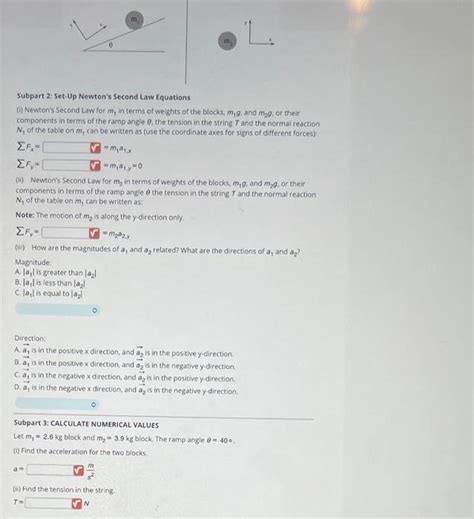 Solved 1 A Block Of Mass M1 And A Block Of Mass M2 Are Chegg Com
