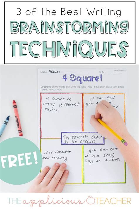 Narrative Writing Brainstorming Ideas