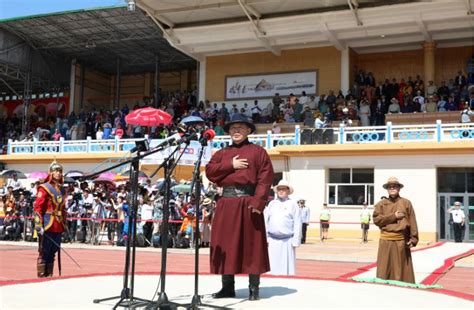 Монгол Улсын Ерөнхийлөгч Халтмаагийн Баттулга Үндэсний их баяр наадмыг нээж үг хэллээ · Dorgio Mn