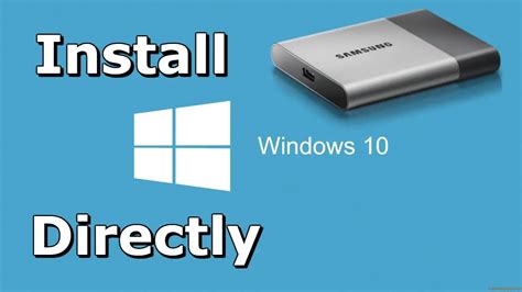 How To Install Windows On External Ssd