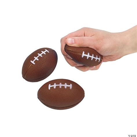 Realistic Football Stress Balls Set Of 12 Brown Footballs Artofit