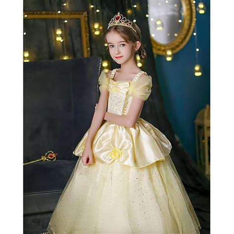 لباس دیو و دلبر پرنسس بلا به همراه تاج عکس قیمت خرید مشخصات