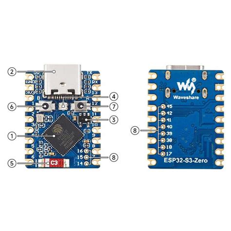 Esp32 S3 Zero 2 х ядерный микроконтроллер для разработки Iot устройств 229 грн Комплектующие