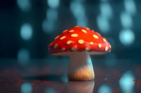 Premium Ai Image Fantastic World Of Mushrooms Neural Network Ai Generated