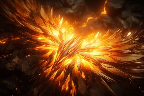 Premium Photo Electric Echo Radiant Burst