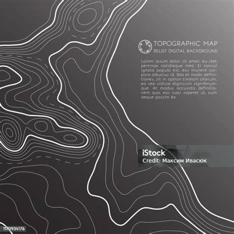 지형의 지도 선입니다 벡터 추상 지형지도 개념 사본에 대한 공간이 있습니다 흑백 웨이브 추상 용지 잘라내기 추상 다채로운 파도 물결 모양의 배너 색상 기하학적 형태입니다 3