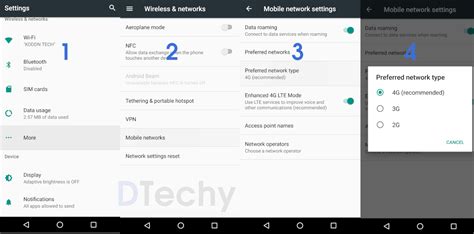 HOW To Change Switch G To G G LTE Preferred Network Type Mode In Android Phone