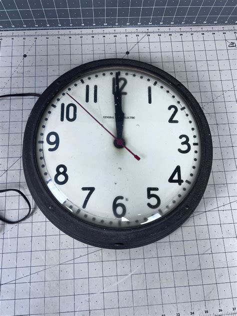 Vintage General Electric School Clock