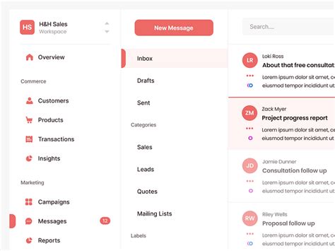 Messages Ui By Matt On Dribbble