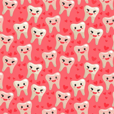 Cute Tooth Background