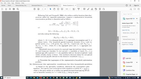 Following Gali And Monacelli 2005 Who Utilize A