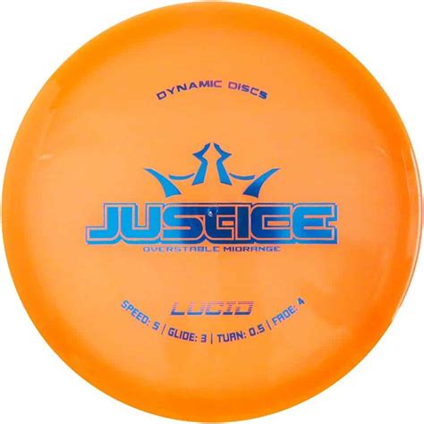 Dynamic Discs Justice Mid Range Driver Flight Numbers And Info