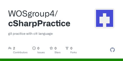 GitHub WOSgroup CSharpPractice Git Practice With C Language