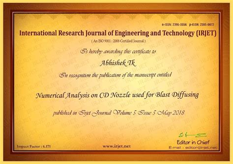 Abhishek T K On Linkedin Irjet