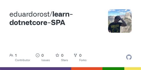 Github Eduardorostlearn Dotnetcore Spa