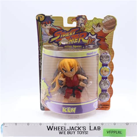 Ken 5 Street Fighter Jr Round One 1999 Capcom Resaurus New Moc Unused Wheeljacks Lab