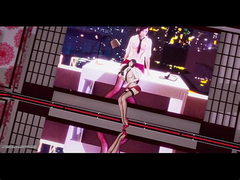 MMD Black Pink Lisa Swalla Tifa Lockhart Hot Naked Kpop Dance Final Fantasy Dessin animé