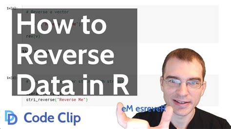 How To Reverse Data In R Youtube