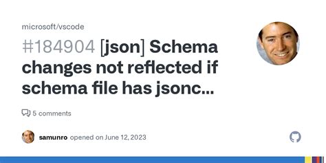 Json Schema Changes Not Reflected If Schema File Has Jsonc Extension