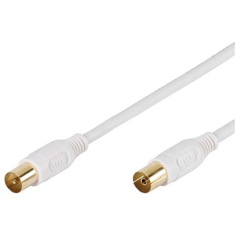 Кабель Разъем для антенны Tv F Vivanco 48127 Tv штекер Tv гнездо 90 Db купить по низкой