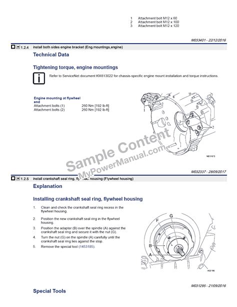 2017 2020 Paccar Mx13 Epa17 Engine Service Manual Mypowermanuals