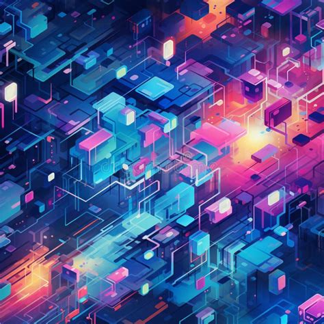 Abstract Background Circuit Board Pattern Technology Digital Concept Stock Image Image Of