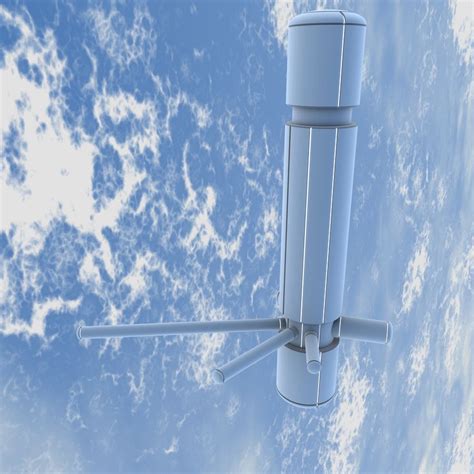 궤도 우주 정거장 3d 모델 34 C4d Free3d