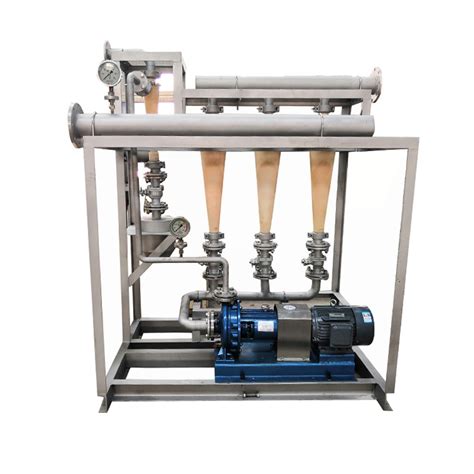 Nylon Sago Starch Milk Sand Remove Machine Desand Equipment Sago Starch Production Line China