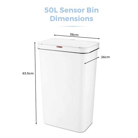 50l Rectangular Sensor Bin