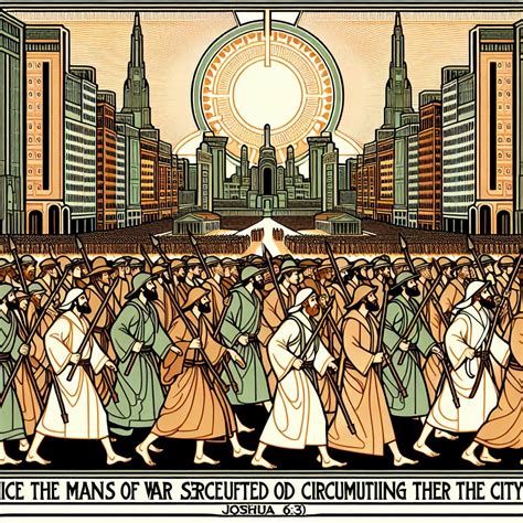 What Does Joshua 6 3 Mean Bible Art