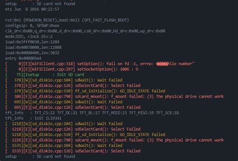 Sd Card Error · Issue 60 · Schreibfaul1esp32 Miniwebradio · Github