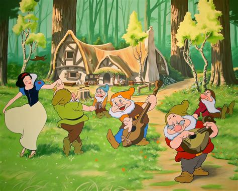 Casa De Los Enanos De Blancanieves 1280x1024 Wallpaper