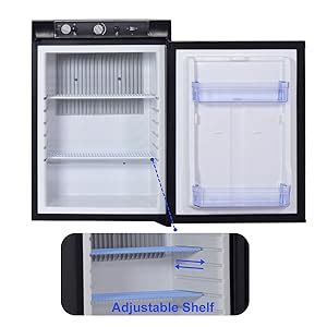 Techomey 3 Way Fridge Camping Gas Fridge Camping Fridge 12v 240v 60l