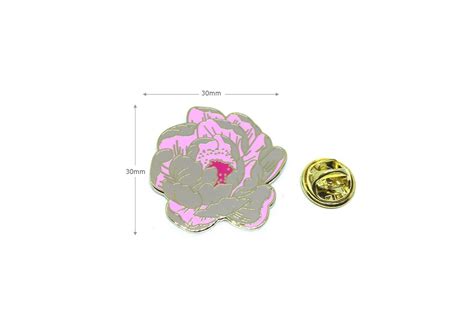 Pink Rose Lapel Pin Finox