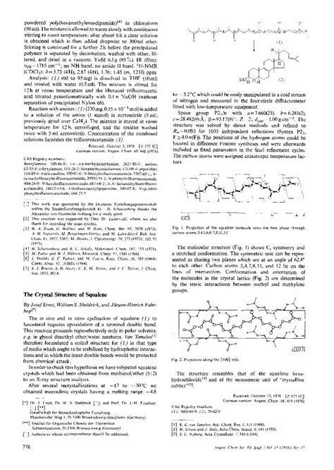 Pdf The Crystal Structure Of Squalene Dokumen Tips