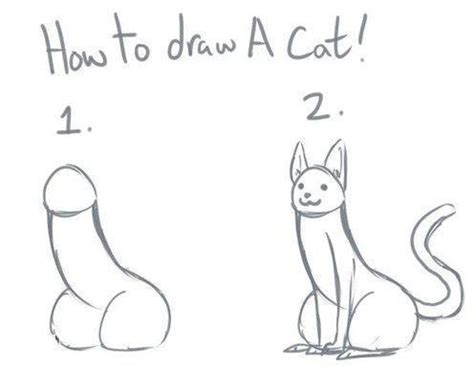 All I Wanted To Do Was Learn How To Draw A Cat Not This NSFW R WTF