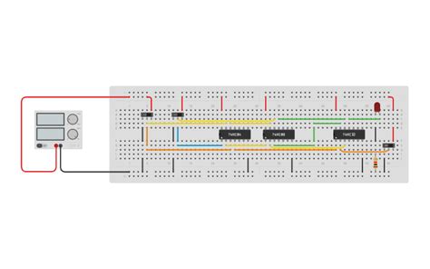 Circuit Design Exp 3 Basic Gates Tinkercad