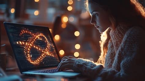 free coding by night image download at stockcake