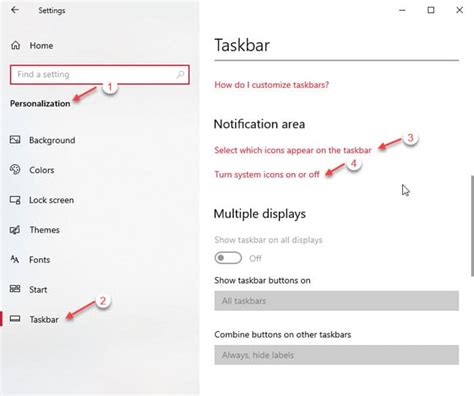 Customizing Windows 10 Taskbar Icons Easy Guide